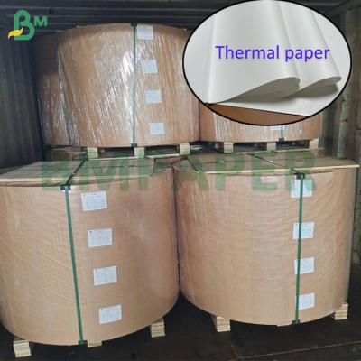 China 60gsm 70gsm 71cm 72cm Top Coated White Thermal Paper For Tickets for sale