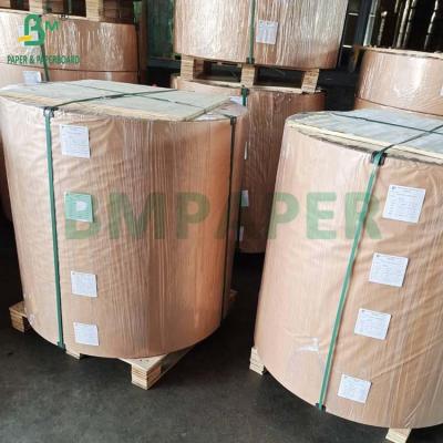 China Unbleached MG Ribbed Kraft Paper Rolls 50g 60g 70g 80g for Wrapping Gift for sale