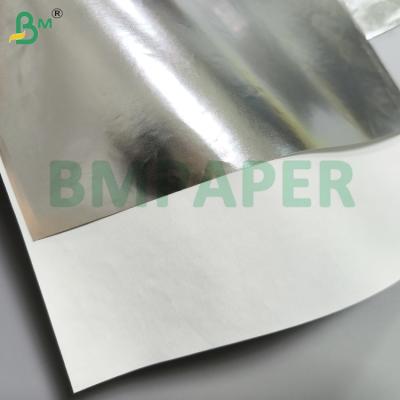 China Beer Bottle Label Base Paper One Side Silver & Gold One Side White for sale