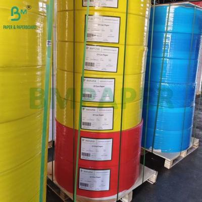 China 60gr CB White 53gr CFB Yellow 57gr CF Pink NCR Paper In Roll 9.5inch for sale