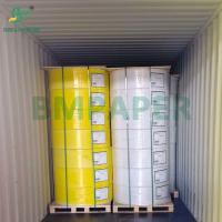 China 58gsm 65gsm NCR Carbonless Paper Jumbo Roll Blue Image for Receipt Book for sale