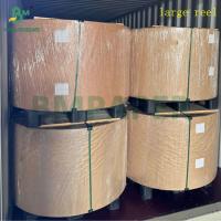 China 70gsm 80gsm Coating MG Ribbed Kraft Paper For Food Bags 40cm 50cm Reel for sale