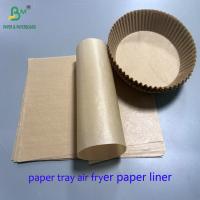 China 40gsm Oil Proof Parchment Paper For Paper Tray Air Fryer Paper Liner 8.5 x 11inch for sale
