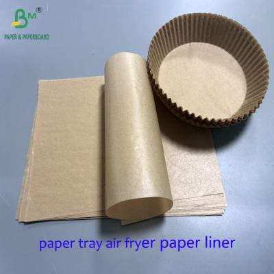 China 40gsm Oil Proof Parchment Paper For Paper Tray Air Fryer Paper Liner 8.5 x 11inch for sale