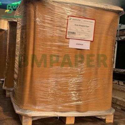 China 28gram Food Grade Craft Paper Slitted Reel 29mm 32mm for Straw Wrapping for sale