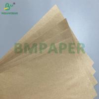China Non-Toxic Grease Resistant 30gsm 35gsm Brown Greaseproof Paper Sandwich Wrap for Burgers Chips for sale