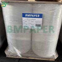China 25g White Straw Wrapping Paper Slitting Rolls 26.5mm 27mm Width 6000m Length for sale