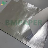 China 1/s Bright Silver Metalised Paper White Back Food Grade Sheets 70g 800mm X 1000mm for sale