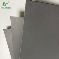 China 800gsm 1200gsm 1600gsm Black Paper Rigid Cardboard 72cm X 102cm for Photo Frame for sale