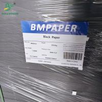 China 800gsm 1200gsm 1600gsm Black Paper Rigid Cardboard 72cm X 102cm for Photo Frame for sale