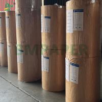 China 85g 45kg Heavy Brown High Tensile Strength Kraft Cement Bag Paper for sale