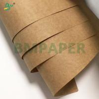 China 85g 45kg Heavy Brown High Tensile Strength Kraft Cement Bag Paper for sale