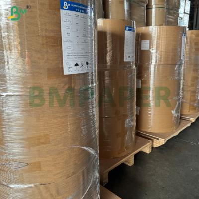 China 70-85g 100% Virgin Wood Pulp Kraft  Brown Tear Resistance Flour / Cement Packaging Paper for sale