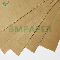 China 70-85g 100% Virgin Wood Pulp Kraft  Brown Tear Resistance Flour / Cement Packaging Paper for sale