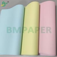China 55gsm NCR Carbonless Copy Paper Rolls Good for Invoice Contract for sale