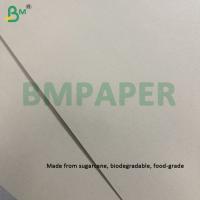 China 300gsm Unbleached Sugarcane Bagasse Pulp Paper Sheet Biodegradable Certified 787mm X 1092mm for sale