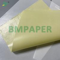 China Yellow Sticker Silicone Coated Label Glassine Paper Jumbo Rolls for sale