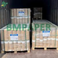 China 40gsm Ribbed Kraft Paper 26inches By 31inches Wrapping Kraft Golden Yellow Machine Glazed One Side for sale