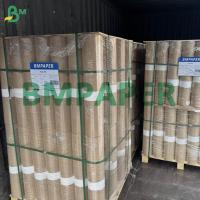 China 40gsm Ribbed Kraft Paper 26inches By 31inches Wrapping Kraft Golden Yellow Machine Glazed One Side for sale
