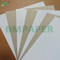 China 0.5mm Durable Coated One Side With Grey Back Duplex Cardboard for sale