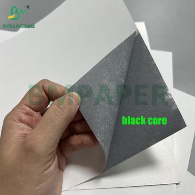 China 310gsm 330gsm Anti-counterfeiting Opaque Black Core Paper For Playing Cards 71 x 95cm for sale