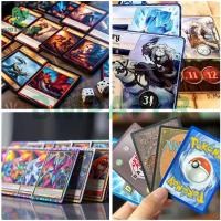 China 310GSM 320GSM Anti-fake Lightproof Black Core Cardboard for Trading Card Games for sale