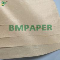 China Natural Kraft Glass Interleaving Paper Roll 35 - 40gsm Anti - mold Separating Paper for Automotive PV Coated Glass for sale