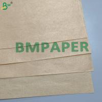 China Natural Kraft Glass Interleaving Paper Roll 35 - 40gsm Anti - mold Separating Paper for Automotive PV Coated Glass for sale