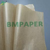 China Oil Resistant 45gsm + 6g 8g 10g PE Brown Kraft Paper Roll for Cutlery Wrapping for sale