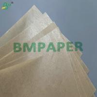 China Oil Resistant 45gsm + 6g 8g 10g PE Brown Kraft Paper Roll for Cutlery Wrapping for sale