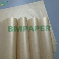 China Oil Resistant 45gsm + 6g 8g 10g PE Brown Kraft Paper Roll for Cutlery Wrapping for sale