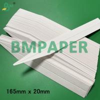 China White Fragrance Test Paper Strips, Absorbent Board 160mm X 10mm 170mm X 9mm for sale