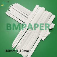 China White Fragrance Test Paper Strips, Absorbent Board 160mm X 10mm 170mm X 9mm for sale