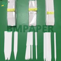 China White Fragrance Test Paper Strips, Absorbent Board 160mm X 10mm 170mm X 9mm for sale