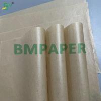 China Waterproof & Oilproof Custom Printed 35-50gsm Kraft + 6-15gsm PE Coated Kraft Paper for Branded Disposable Cutlery Wrapping for sale