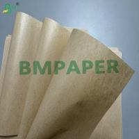 China Waterproof & Oilproof Custom Printed 35-50gsm Kraft + 6-15gsm PE Coated Kraft Paper for Branded Disposable Cutlery Wrapping for sale
