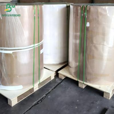 China Food Grade 25gsm 30gsm 35gsm White Glassine Paper Rolls for Food Packaging for sale