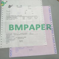 China 2 ply 3 ply Carbonless Paper Sheet Industry Standard White Pink Canary Yellow Layers for sale