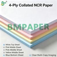 China Pre-Collated Carbonless Paper Sheets 2-Ply 3-Ply NCR Copy Paper A4 Invoice Receipt Forms for sale