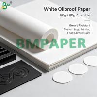 China White Oilproof Paper 50g 60g Custom Logo Printing for Food Liners for sale