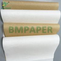 China 40g Resist Oil Hamburger Greaseproof Paper White and Brown for Fast Food Wrapping for sale