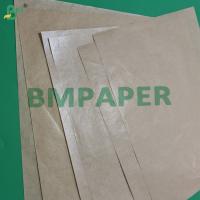 China 40g + 10g PE Coated Brown Kraft Paper For Coffee Bag Heat - Sealable 79 x 109cm for sale