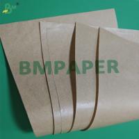 China 40g + 10g PE Coated Brown Kraft Paper For Coffee Bag Heat - Sealable 79 x 109cm for sale