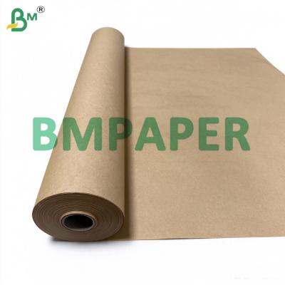 China 65gsm Brown Butchers Paper Rolls Pe Coated One Side With One Color Printed Back, 18