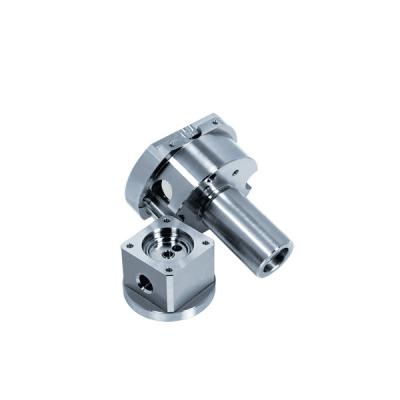China Micro Machining Aluminum CNC Parts Stainless Steel Flange Bushing Sandblasting for sale