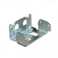 China Aluminum Alloy Stamping Hardware U Shaped Custom Metal Brackets Cataphoresis for sale