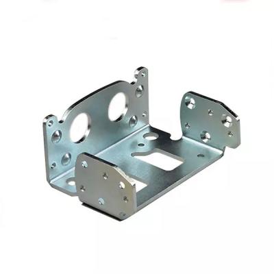 China Aluminum Alloy Stamping Hardware U Shaped Custom Metal Brackets Cataphoresis for sale