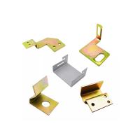 China Metal Stamping L Shaped Galvanised Brackets Vibration Polishing for sale
