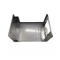 China Black Powder Coated Fabrication Steel Metal Frame Parts Deep Stamping for sale