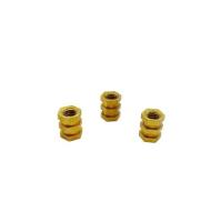 China Custom Fittings Anodizing Precision Cnc Machining Parts Hexagon Brass Automotive Inserts Nuts for sale